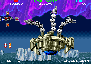 Screenshot of Megablast (Arcade, 1989) - MobyGames