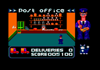 Screenshot of Postman Pat (Amstrad CPC, 1989) - MobyGames