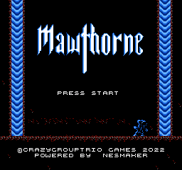 Screenshot of Mawthorne (NES, 2022) - MobyGames