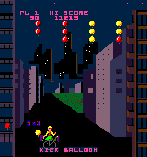Screenshot of Kick-Man (Arcade, 1981) - MobyGames