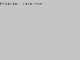 Screenshot of Race Fun (ZX Spectrum, 1982) - MobyGames