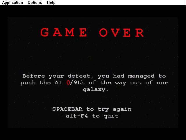 Screenshot of AI (Alien Invaders) (Windows 3.x, 1998) - MobyGames
