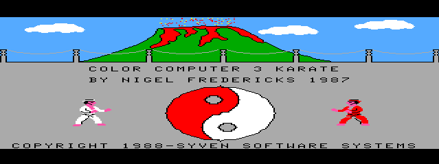 Color Computer 3 Karate (1988) - MobyGames