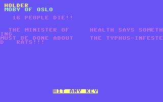 Screenshot of Viking (Commodore 64, 1982) - MobyGames