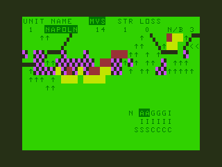 Screenshot of Waterloo (TRS-80 CoCo, 1983) - MobyGames
