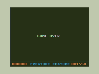 Screenshot of Creature Feature (TRS-80 CoCo, 1983) - MobyGames