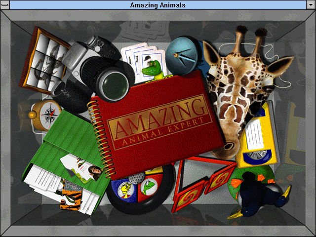 Screenshot of Amazing Animals: Activity Center (Windows 3.x, 1997 ...