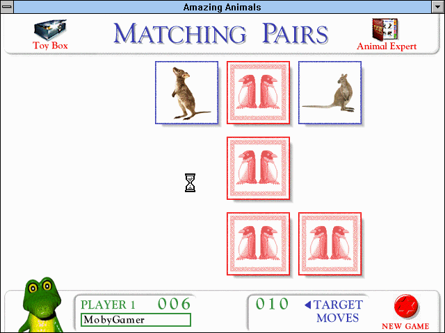 Screenshot of Amazing Animals: Activity Center (Windows 3.x, 1997 ...