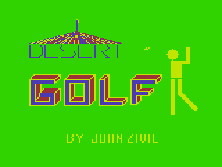 Desert Golf (1982) - MobyGames