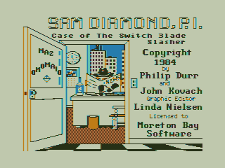 Sam Diamond, P.I.: Case of the Switch Blade Slasher (1984) - MobyGames