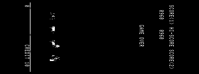 Screenshot of Space Invaders (TRS-80 CoCo, 2016) - MobyGames