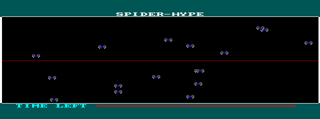Screenshot of Spider-Hype (TRS-80 CoCo, 1992) - MobyGames