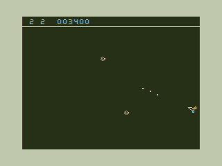 Screenshot of Starblaster (TRS-80 CoCo, 1981) - MobyGames
