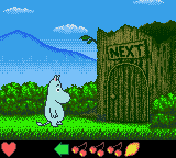 Screenshot of Moomin's Tale (Game Boy Color, 2000) - MobyGames