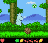 Screenshot of Moomin's Tale (Game Boy Color, 2000) - MobyGames