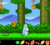 Screenshot of Moomin's Tale (Game Boy Color, 2000) - MobyGames
