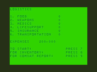 Screenshot of Mercenary Force (TRS-80 CoCo, 1982) - MobyGames