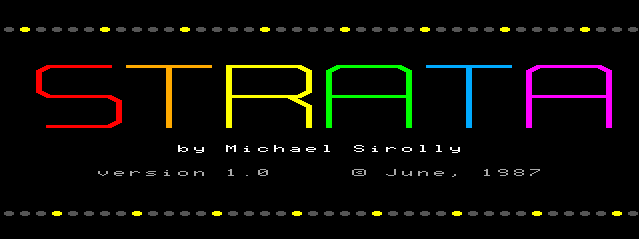 Strata (1988) - MobyGames