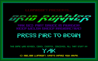 Super Grid Runner (1989) - MobyGames