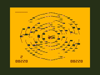 Screenshot of Stinger (TRS-80 CoCo, 1982) - MobyGames