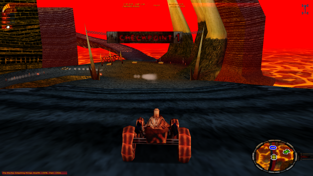 Screenshot of Carmageddon 3: TDR 2000 - The Nosebleed Pack (Windows, 2001) - MobyGames