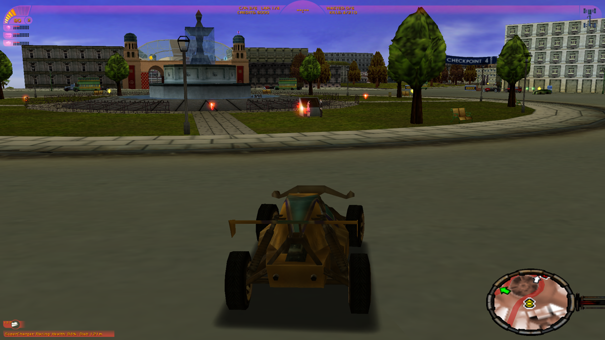 Screenshot of Carmageddon 3: TDR 2000 - The Nosebleed Pack (Windows, 2001) - MobyGames