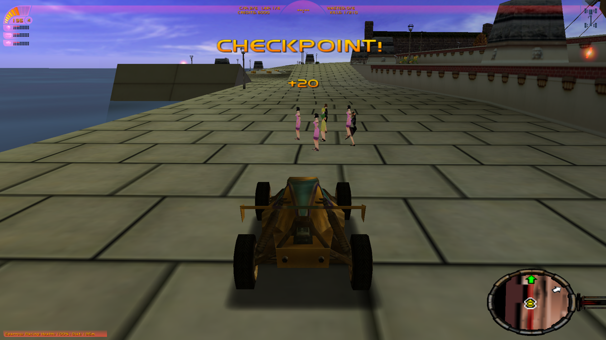 Screenshot of Carmageddon 3: TDR 2000 - The Nosebleed Pack (Windows, 2001) - MobyGames