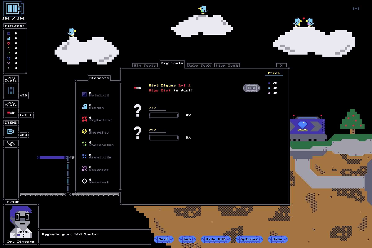 Screenshot of Dig-N-Rig (Windows, 2011) - MobyGames
