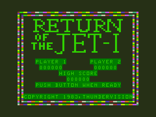 Return of the Jet-I (1983) - MobyGames