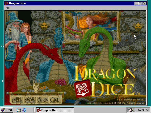 Screenshot of Dragon Dice (Windows, 1997) - MobyGames