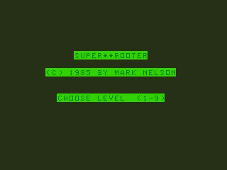 Super Rooter (1986) - MobyGames