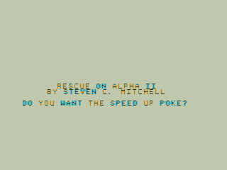 Rescue on Alpha II (1984) - MobyGames