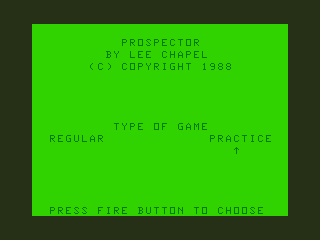 Prospector (1988) - MobyGames