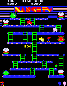 Screenshot of Naughty (Arcade, 1981) - MobyGames