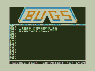 Bugs-II (1984) - MobyGames