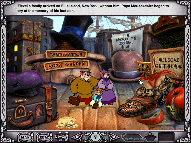 Screenshot of An American Tail: Animated MovieBook (Windows, 1997 ...