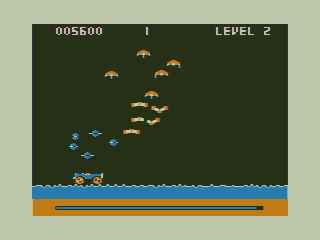 Screenshot of Desert Patrol (TRS-80 CoCo, 1983) - MobyGames