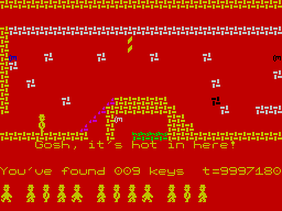 Screenshot of Willy does the Great Pyramid! (ZX Spectrum, 2021) - MobyGames