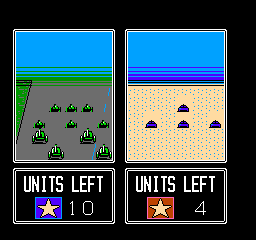 Screenshot of Desert Commander (NES, 1988) - MobyGames