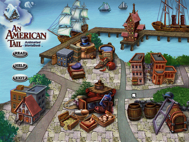 Screenshot of An American Tail: Animated MovieBook (Windows, 1997 ...