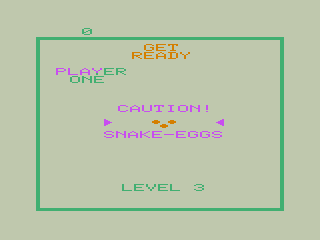 Screenshot of Snake Pit (TRS-80 CoCo, 1989) - MobyGames