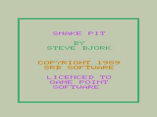 Snake Pit (1989) - MobyGames