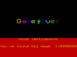 Screenshot of Willy does the Great Pyramid! (ZX Spectrum, 2021) - MobyGames