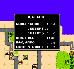 Screenshot of Desert Commander (NES, 1988) - MobyGames