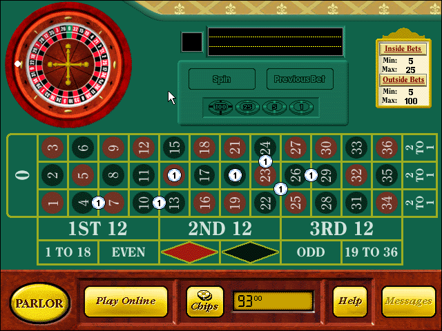 Screenshot of Avalon Casinos (Windows 3.x, 1996) - MobyGames