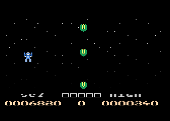 Screenshot of Astro-Droid (Atari 8-bit, 1987) - MobyGames