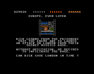 Screenshot of Rick Dangerous (Amiga, 1989) - MobyGames