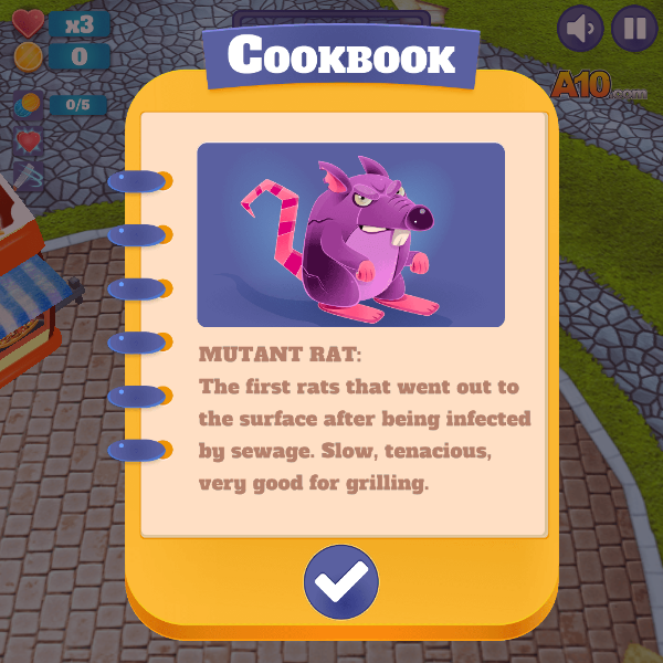 Screenshot of Rats Cooking (Browser, 2015) - MobyGames