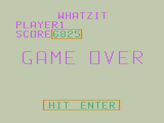 Screenshot of Whatzit (TRS-80 CoCo, 1983) - MobyGames