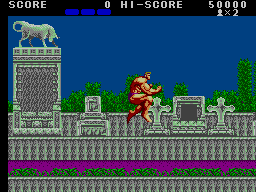 Screenshot of Altered Beast SEGA Master System 1988 MobyGames